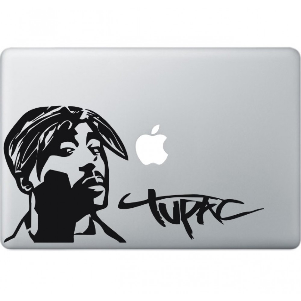 Tupac Shakur Macbook sticker | McStickers