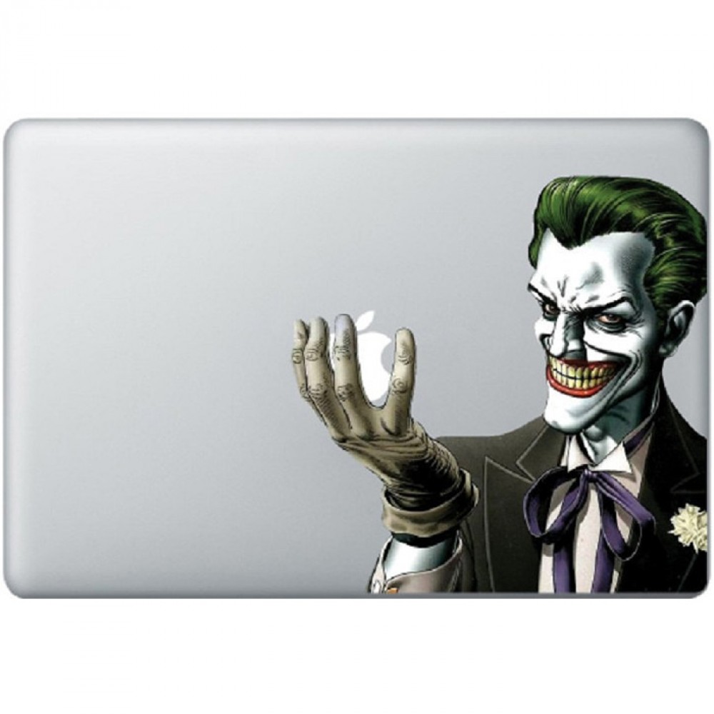 Batman Joker Kleur MacBook Sticker | McStickers
